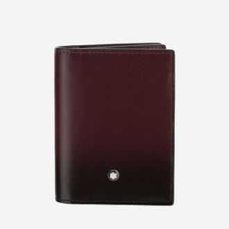 Montblanc Mens Card Holder With 4 Compartments Leather Accessory