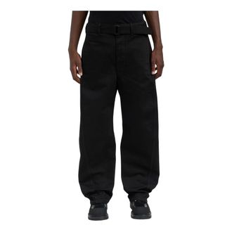 Christophe Lemaire Twisted Belted Pants - - Jeans - Herren - Schwarzk - S