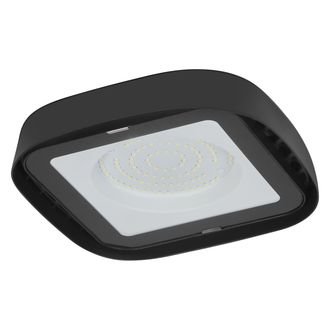 Osram Highbay Ufo Deckenleuchte in Schwarz, bietet 80 W und 9300 lm in Tageslichtwei&szlig; bei 6500 K, mit IP65 besteht ein Schutz gegen Strahlwasser und Staub (