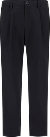 Herno Homme, Pantalons, Bleu, Taille: XS Pantalon Effet Coton Avec Cordon de Serrage