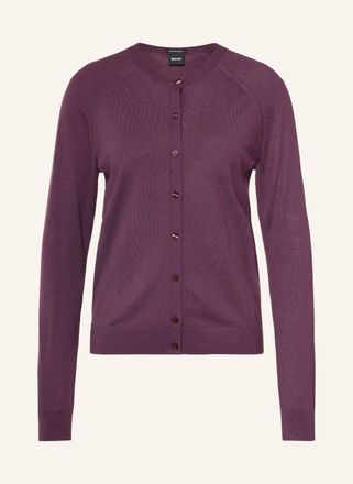HUGO BOSS Strickjacke Fonami lila