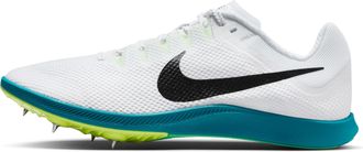 Nike Nike Herren Zoom Rival Distance Track & Field Langstrecken-Spikes Leichtathletik-Schuh, White/Black-Bright Spruce-Vapor Green, 44.5 EU