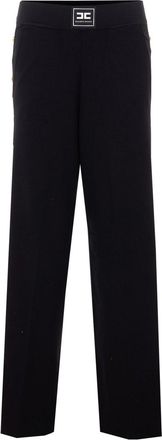 Elisabetta Franchi Pantalons D&eacute;contract&eacute;s - Noir