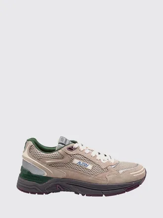 Autry Hyperway Low-Top-Sneakers aus Leder, Wildleder und Mesh