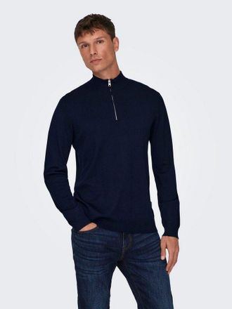 Only & Sons Strickpullover ONSWYLER LIFE REG 14 HALF ZIP KNIT NOOS