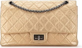 Chanel Hobo Bags - Reissue 2.55 Aged Calfskin Double Flap 227 - Gr. unisize - in Gold - für Damen