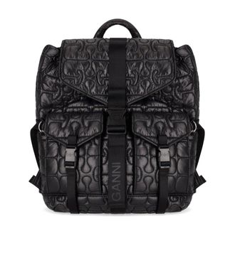 Ganni SAC &Agrave; DOS RE-TECH NOIR GANNI