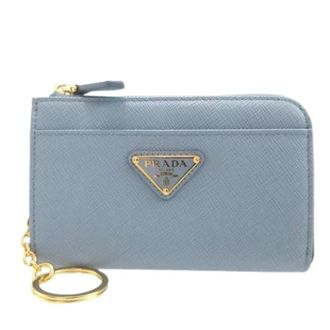 Prada Portefeuille en tissu Pre-owned - Femme - Pre-owned - Bleu - Taille: ONE Size