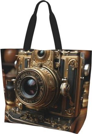 Generic Vieil Appareil Photo Sac A Main Femmes L&eacute;ger Sacs Grand Sac A Main Femme Pour Gym Plage Voyage