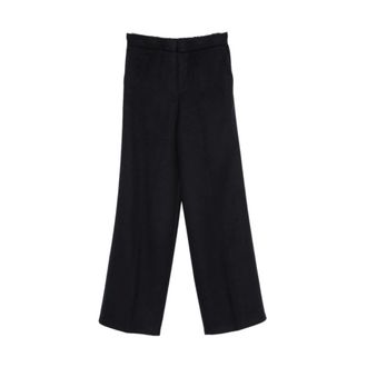 Semicouture Femme, Pantalons, Bleu, Taille: 38 FR Straight Pantalons
