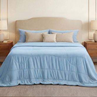 Bedsure Bettdecke Ohne Bezug K&uuml;hlende - Bettdecke 240x220 K&uuml;hldecken zum Schlafen - Leicht Atmungsaktiv Schwei&szlig;frei Cooling Blanket F&uuml;r Nachtschwitzer Doppels