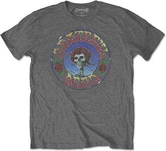 Grateful Dead Bertha Circlr (Grey Vintage Wash) T-Shirt (Large)