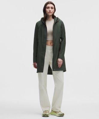 lululemon Veste Rain Rebel pour Femmes - Vert - Taille 12