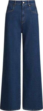 Kiton Femme, Jeans, Bleu, Taille: 44 FR Pantalon en Denim Tailleur