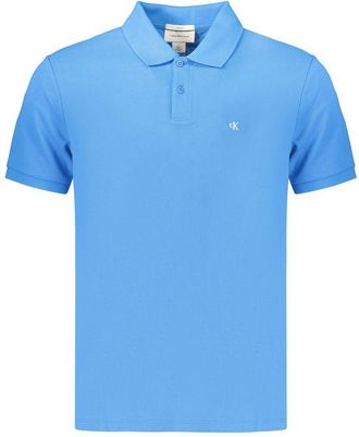 Calvin Klein Azzurro Baumwolle Herren-Polo