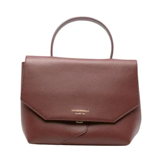 Emporio Armani unisex, Sacs, Brun, Taille: ONE Size Sac &agrave; poign&eacute;e sup&eacute;rieure repliable