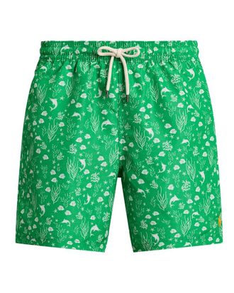 Ralph Lauren Badeshorts mit maritimen Motiven in
