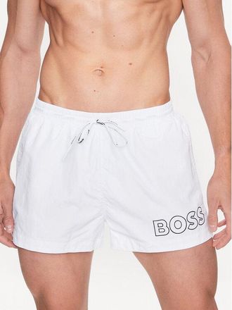 HUGO BOSS Badeshorts 50469280 Wei&szlig;