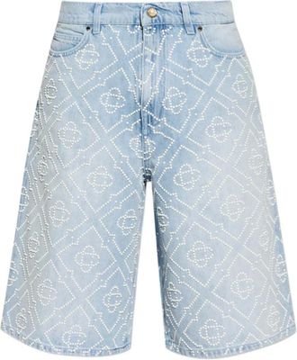 Casablanca Homme, Shorts, Bleu, Taille: W32 Denim Short