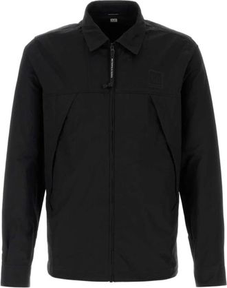 C.P. Company C.p. Company, Homme, Sport, Noir, Taille: XL Veste-chemise zipp&eacute;e