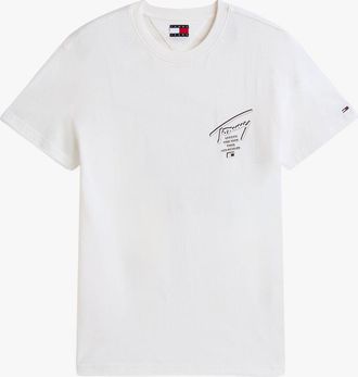 Tommy Hilfiger T-shirt en jersey &agrave; logo signature au dos