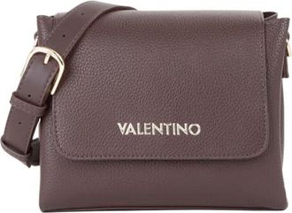 Valentino sac &agrave; &eacute;paule bandouli&egrave;re Alexia Satchel Moro marron fonc&eacute;