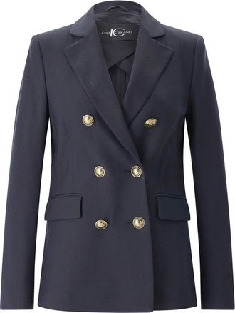Luisa Cerano Femme, Vestes, Bleu, Taille: 36 FR Blazer crois&eacute;