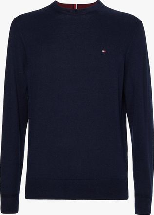 Tommy Hilfiger Pull col rond en coton et cachemire