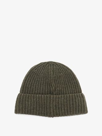Stone Island Mens Hat Geelong Green Virgin Wool