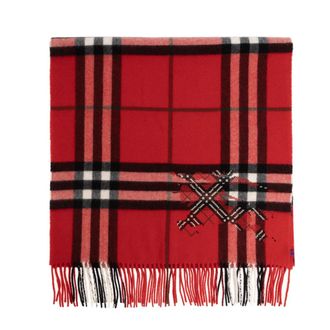 Burberry Kaschmir-Schal - - Accessories - Herren - Rot - ONE SIZE