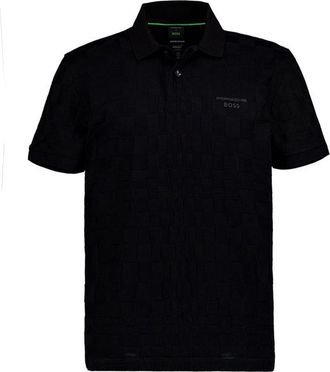HUGO BOSS Herren Polo-Shirt schwarz