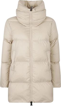 Herno Femme, Vestes, Beige, Taille: 38 FR Nylon Down Jacket