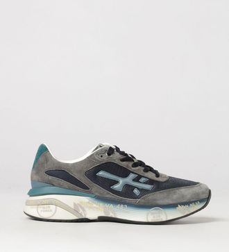 Premiata Moerun Sneaker aus Kalbsveloursleder mit appliziertem Logo