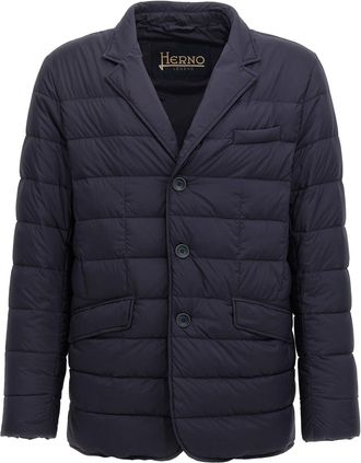 Herno Harness Insert Blazer - Navy