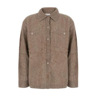P.A.R.O.S.H. Yiak Cardigan - - Knitwear - Damen - Beige - XS