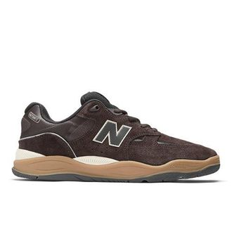 New Balance Unisex NB Numeric Tiago Lemos 1010 in Braun/Schwarz, Wildleder/Mesh, Gr&ouml;&szlig;e 40.5