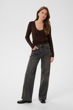 Kaffe Langarmbluse Langarm-Shirt KAliddy