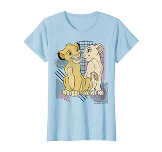 Disney Der K&ouml;nig der L&ouml;wen Simba & Nala Meet Eyes zum Valentinstag T-Shirt
