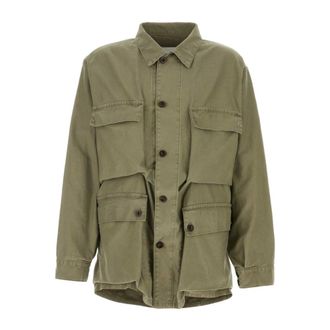 Maison Margiela Homme, Vestes, Vert, Taille: 2XL Cotton Field Jacket
