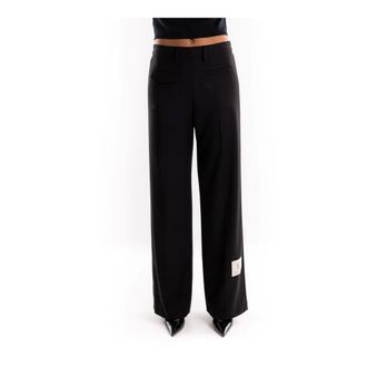 5 Progress Femme, Pantalons, Noir, Taille: 36 FR Pantalon Palazzo &Eacute;l&eacute;gant Noir