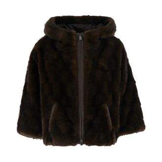 Pinko Faux Fur Shearling Jackets - - Jackets - Damen - Braun - M