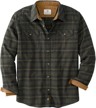 Legendary Whitetails Herren Legendäres Flanellhemd Hemd mit Button-Down-Kragen, Cool Army Melange, 3X-Large Groß
