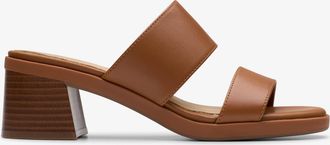 Clarks Jaylan Dusk Tan Leather Sandalen