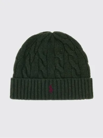 Polo Ralph Lauren Beanie aus Woll-Kaschmir-Mischung mit kontrastierendem Pony-Logo