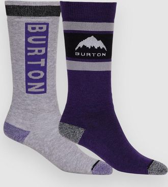 Burton Weekend Mwt 2Pk Kids Socken imperial purple