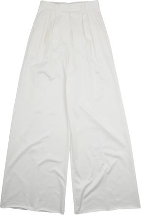 Max Mara Femme, Pantalons, Blanc, Taille: 34 FR Chenzia Wide Pantalons