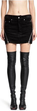 Rick Owens Femme, Jupes, Noir, Taille: 36 FR Bolan Banana Mini