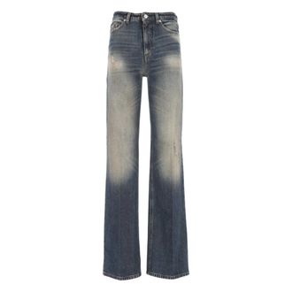 Nine In The Morning Franca Trumpet Pant - - Jeans - Damen - Blau - W29