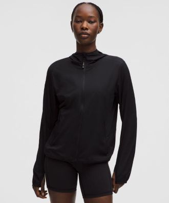 lululemon Atmungsaktive leichte Trainingsjacke für Frauen - Größe 2XS in Black