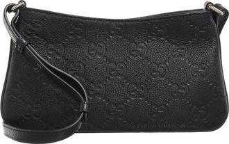 Gucci Shopper & Totes - GG Emblem Shoulder Bag - Gr. unisize - in Schwarz - f&uuml;r Damen